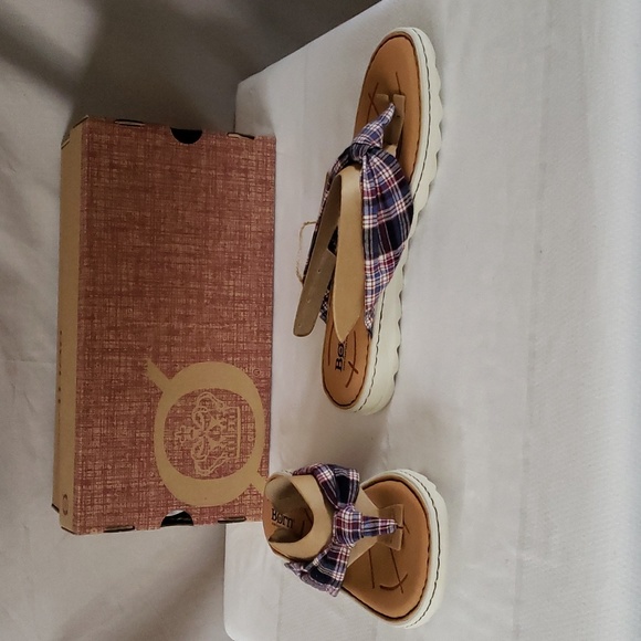 Born | Shoes | New Born Tide Plaid Flip Flop Thong Sandal | Poshmark
